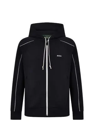Hugo Boss Hbg Saggy Full Zip Hoodie - Black