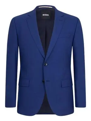 Hugo Boss Single-breasted Blazer - Blue