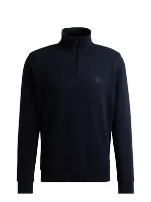 Hugo Boss Zetrust Zip-neck Soft Terryclover The Head Sweatshirt - Black