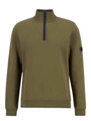 Barbour Long-sleeved Half-zip Sweatshirt - Light Sage