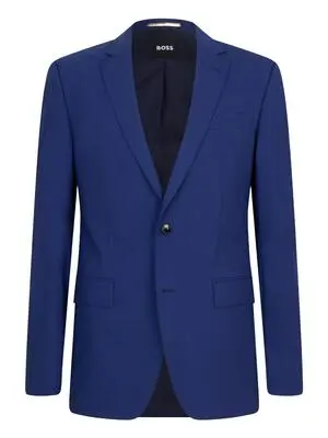Hugo Boss Single-breasted Blazer - Blue