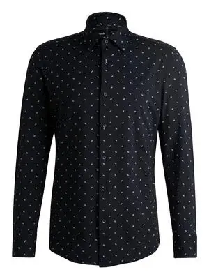 Hugo Boss Oxford Shirt - Black