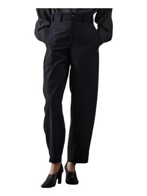 Soeur Tailored Trousers With Belt Loops - Black