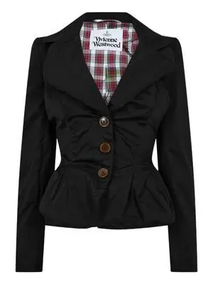 VIVIENNE WESTWOOD Ruffled Hem Jacket - Black