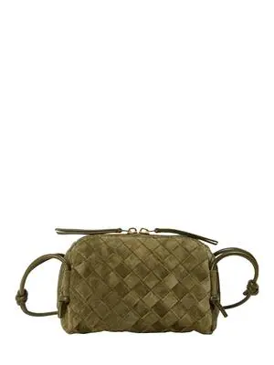Bottega Veneta Bottega Veneta Woven Shoulder Bag Green