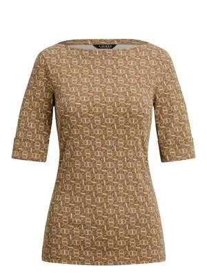 Ralph Lauren Printed Short Sleeve T-shirt - Brown