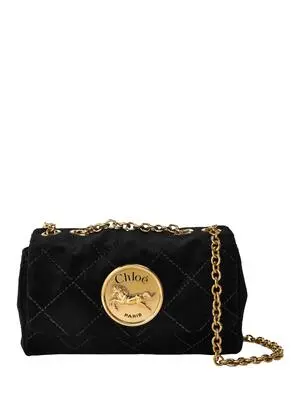 Chloé Quilted Shoulder Bag - Black