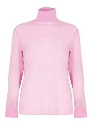 Gucci Light Stand-collar Long Sleeve Shirt - Pink