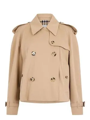 BURBERRY Burberry Short Double-Breasted Trench Coat