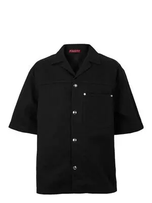 Gucci Cotton Short-sleeved Shirt - Black