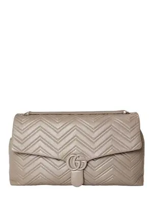 Gucci Quilted Shoulder Bag - Nude