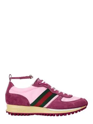 Gucci Re-motion Sneakers With Detachable Ankle Strap - Red