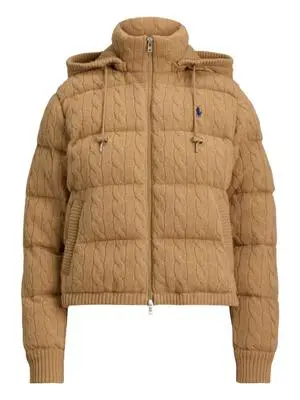 Polo Ralph Lauren Insulated Puffer Jacket With Hood - Brown