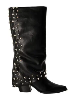 Steve Madden Studded Long Boots - Black