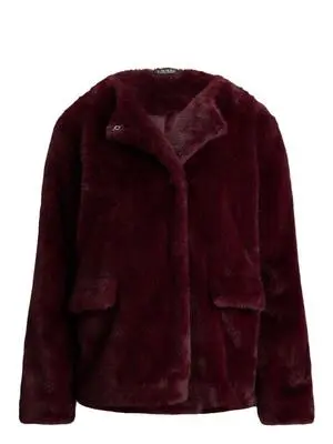 Ralph Lauren Teddy Coat With Fur Trim - Brown