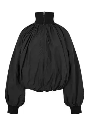 Jacquemus High Neck Zip-up Bomber Jacket - Black