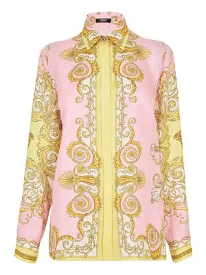 VERSACE Versace Printed Long Sleeve Shirt