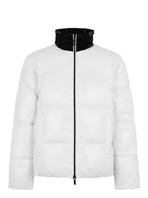 Moncler Moncler Reversible Down Puffer Jacket With Detachable Sleeves White