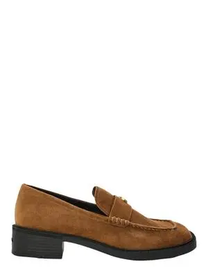 COACH Glazed Penny Loafers - Brown