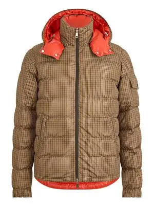 MONCLER Moncler Fine-Check Quilted Down Jacket