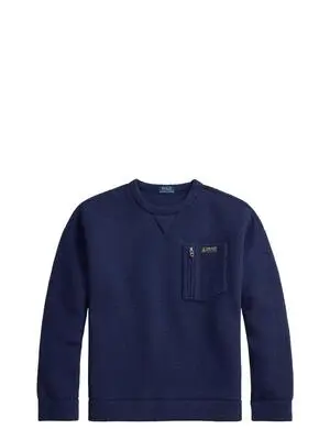 Polo Ralph Lauren Textured Crewneck Sweatshirt - Black