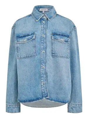 ANINE BING Paxton Shirt - Blue