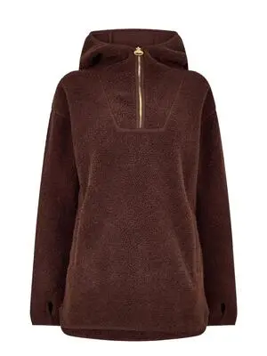 Barbour Hooded Fleece Sweatshirt - Red