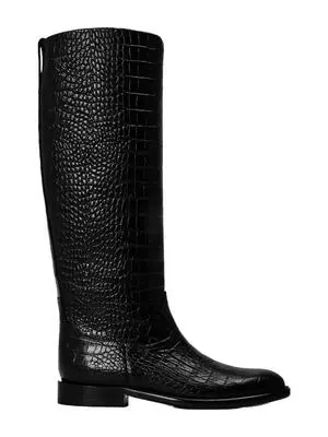 Paris Texas Knee High Boots - Black
