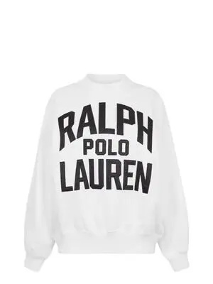 Polo Ralph Lauren Graphic Crewneck Sweatshirt - White