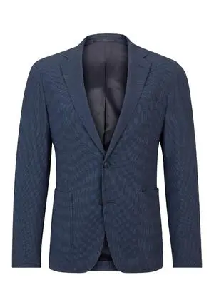 Hugo Boss Single-breasted Blazer - Blue