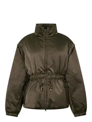 Isabel Marant Étoile Short Down Jacket With Drawstring Waist - Brown