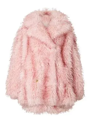 GANNI Ganni Faux Fur Midi Coat