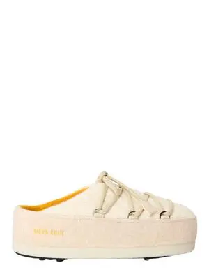 Moon Boot Lace-up Mule - Nude