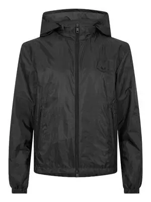 Moncler Long Sleeve Detachable Hood Jacket - Black