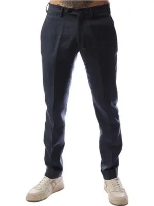 Emporio Armani Slim-fit Tailored Trousers - Black