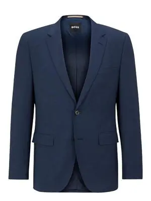 Hugo Boss Single-breasted Suit Jacket - Blue