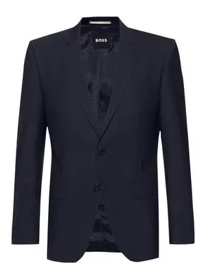 Hugo Boss Single-breasted Blazer - Black