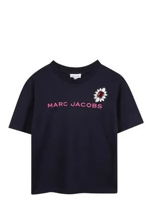 Marc Jacobs Embellished Crewneck T-shirt - Black
