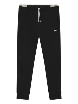 Hugo Boss Hbg Zone Jog Soft Cotton-blend Jogging Bottoms - Black