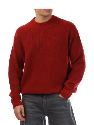Hugo Boss Crew Neck Knit Sweater - Red