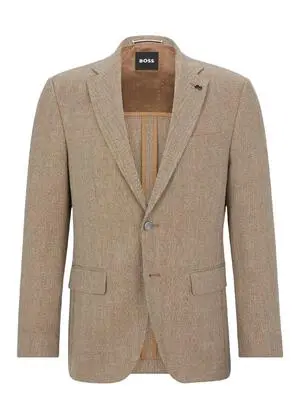 Hugo Boss Single-breasted Blazer - Nude