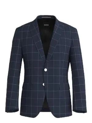 Hugo Boss Single-breasted Blazer - Black