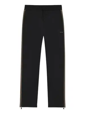 Hugo Boss Trousers With Side Stripe Detail - Black