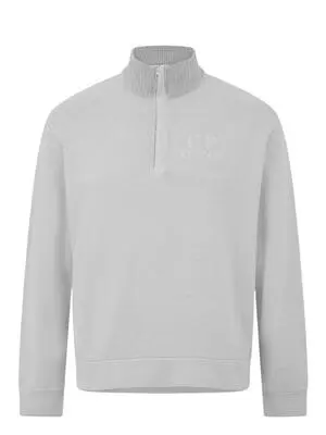 C.P. COMPANY Polo Collar Sweatshirt - Gray