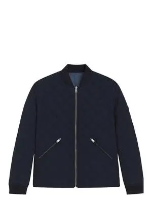Hugo Boss Quilted Bomber Jacket - Black
