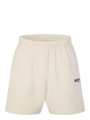 Balenciaga Political Sweat Shorts - White