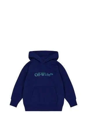 Off-White Logo Hoodie - Blue