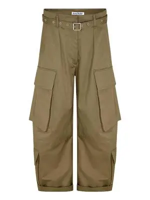Acne Studios Belted Cargo Pants - Brown