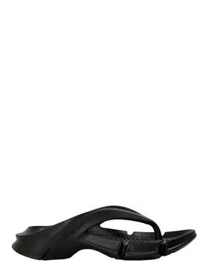 Balenciaga Flat Sandals - Black