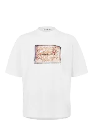 Acne Studios Label Oversized T-shirt - White